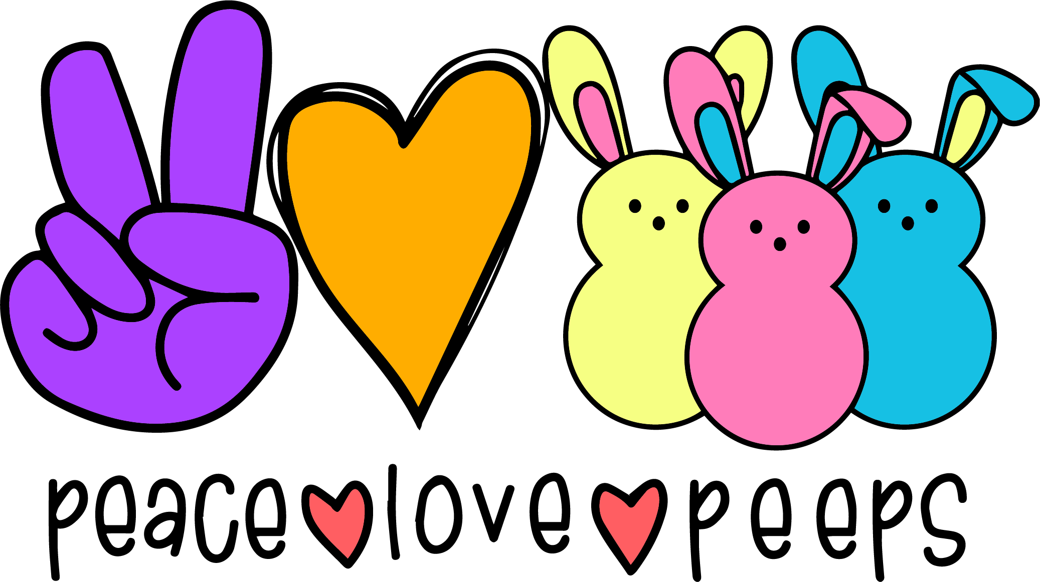Peeps Clip Art