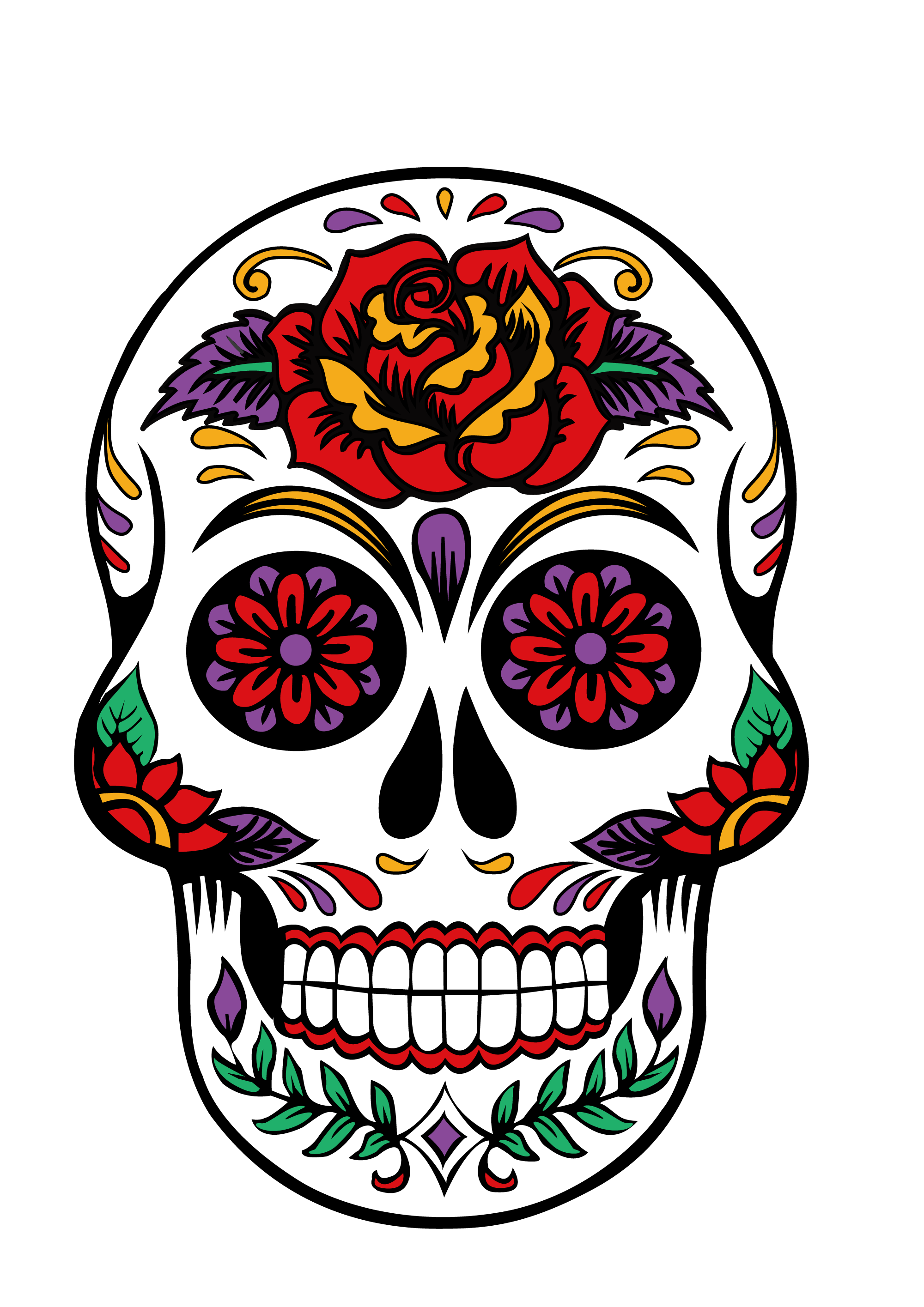 Sugar Skull Clipart