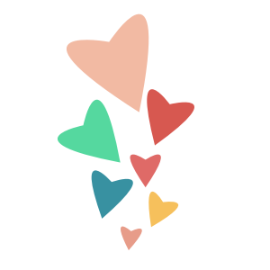 Colorful Love Heart SVG – HTVRONT