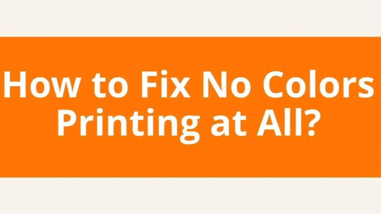 How to Fix No Colors Printing at All - D1 DTF Printer Troubleshooting ...