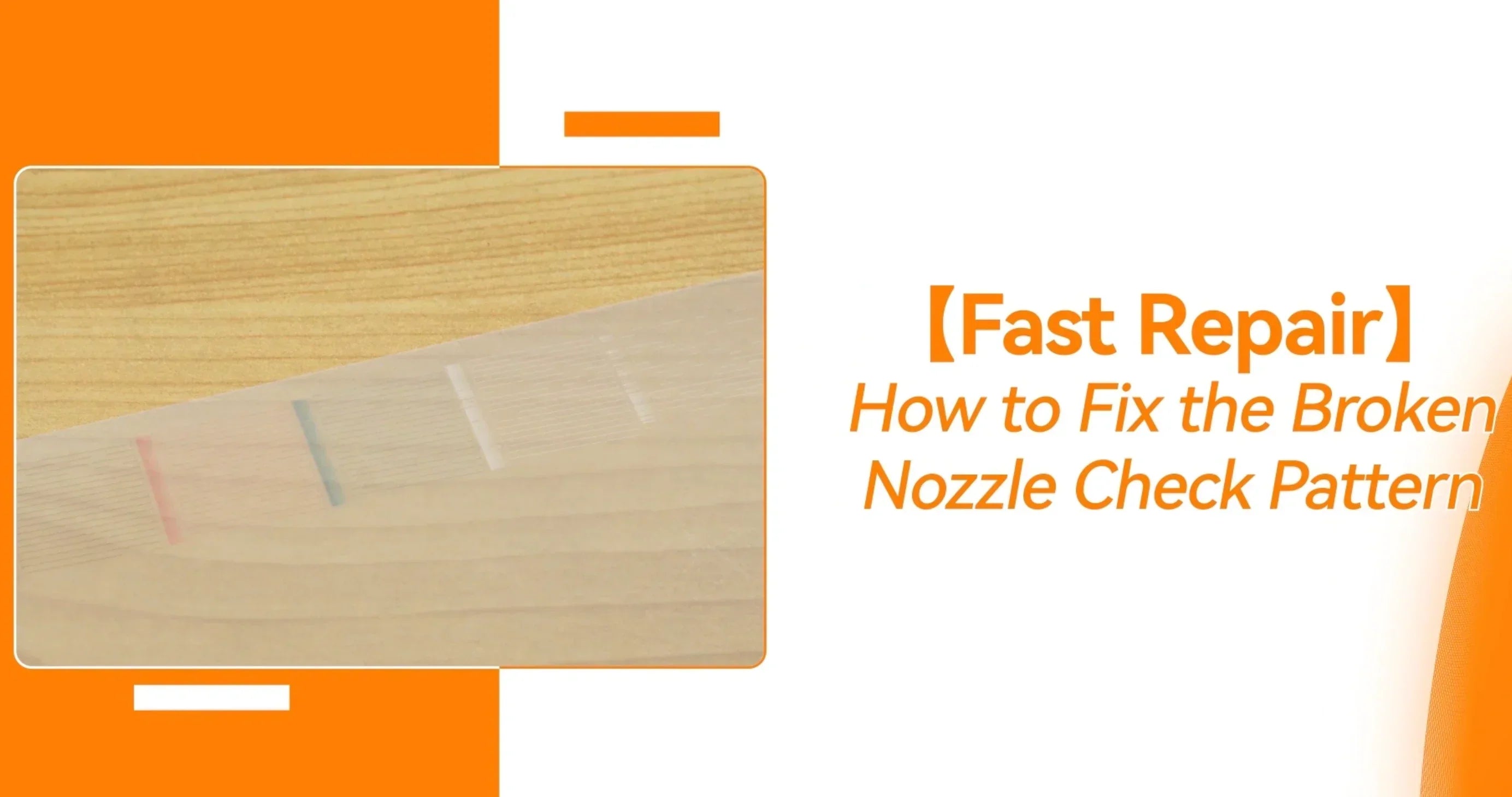 How to Fix the Broken Nozzle Check Pattern [DTF Printer Fast Repair ...
