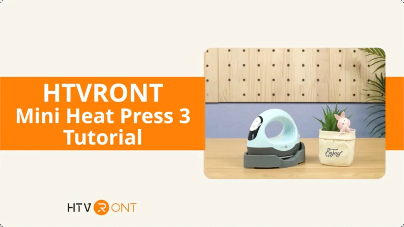 How to use Mini Heat Press 3 – HTVRONT
