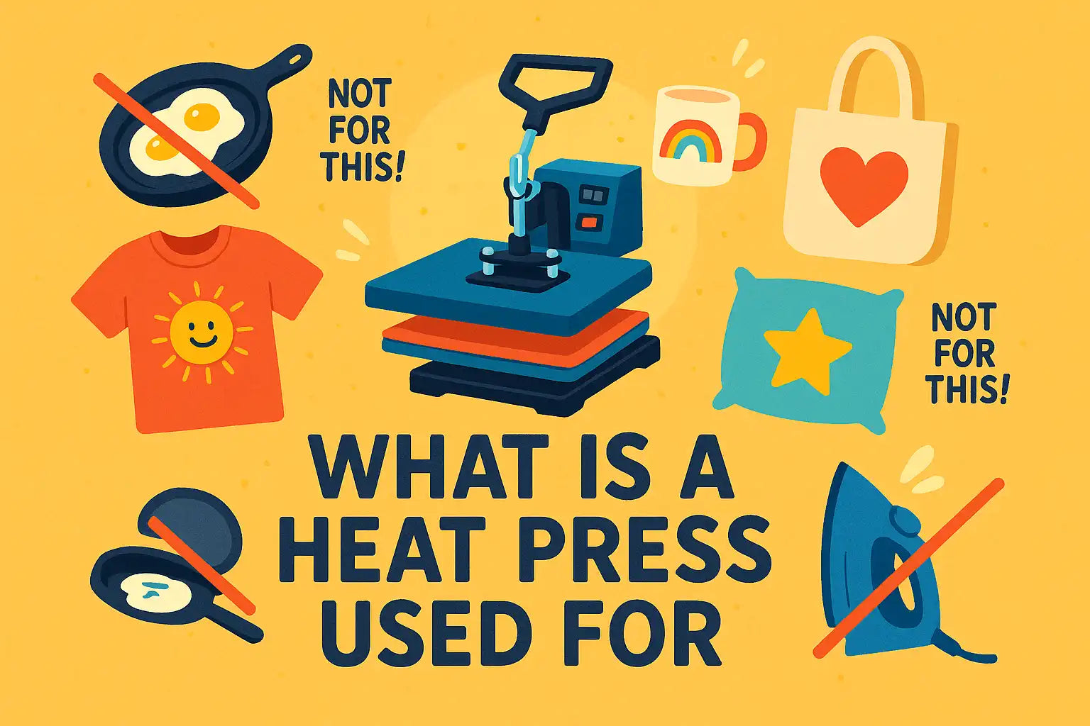 What Is a Heat Press Used For? – HTVRONT