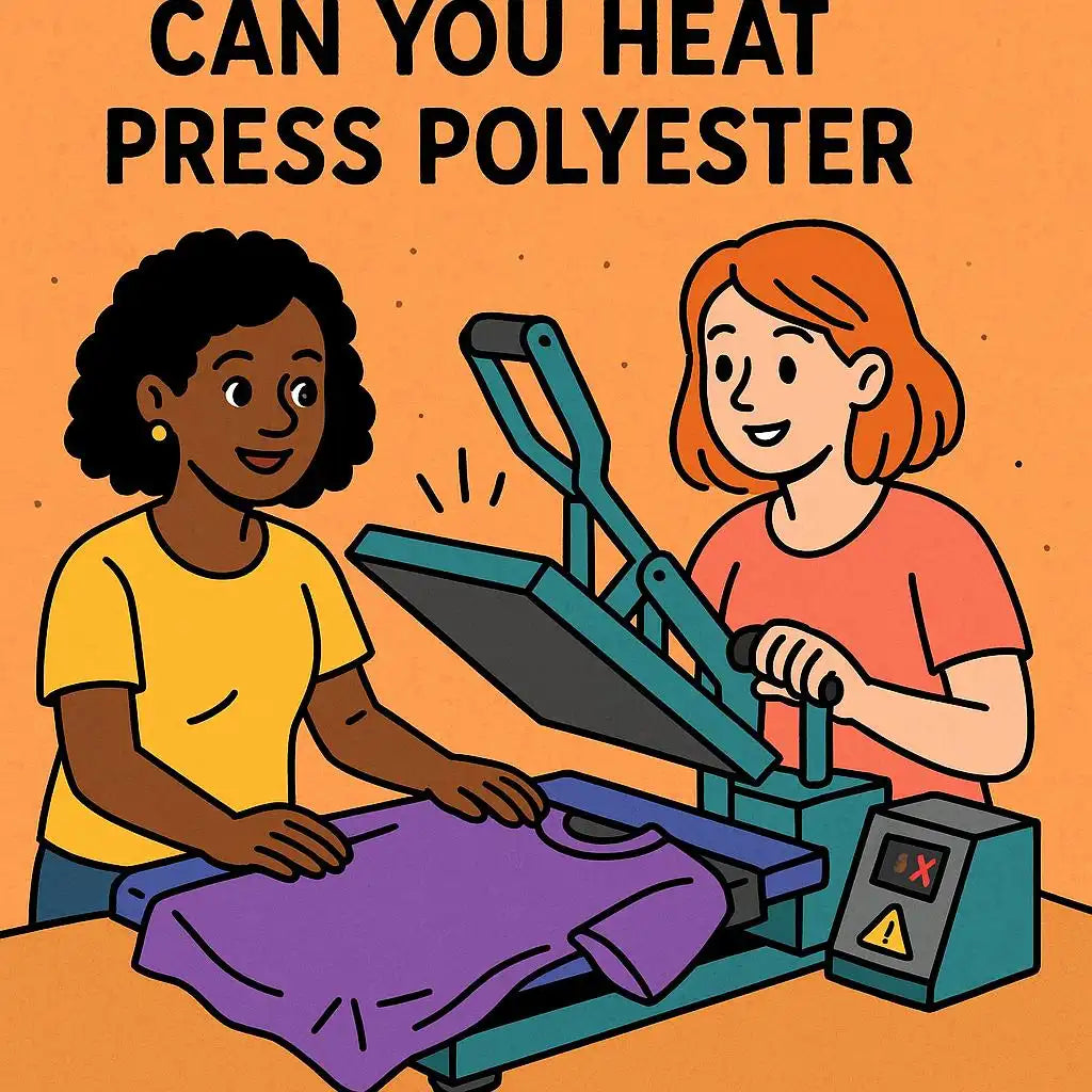 Can you heat press polyester? – HTVRONT
