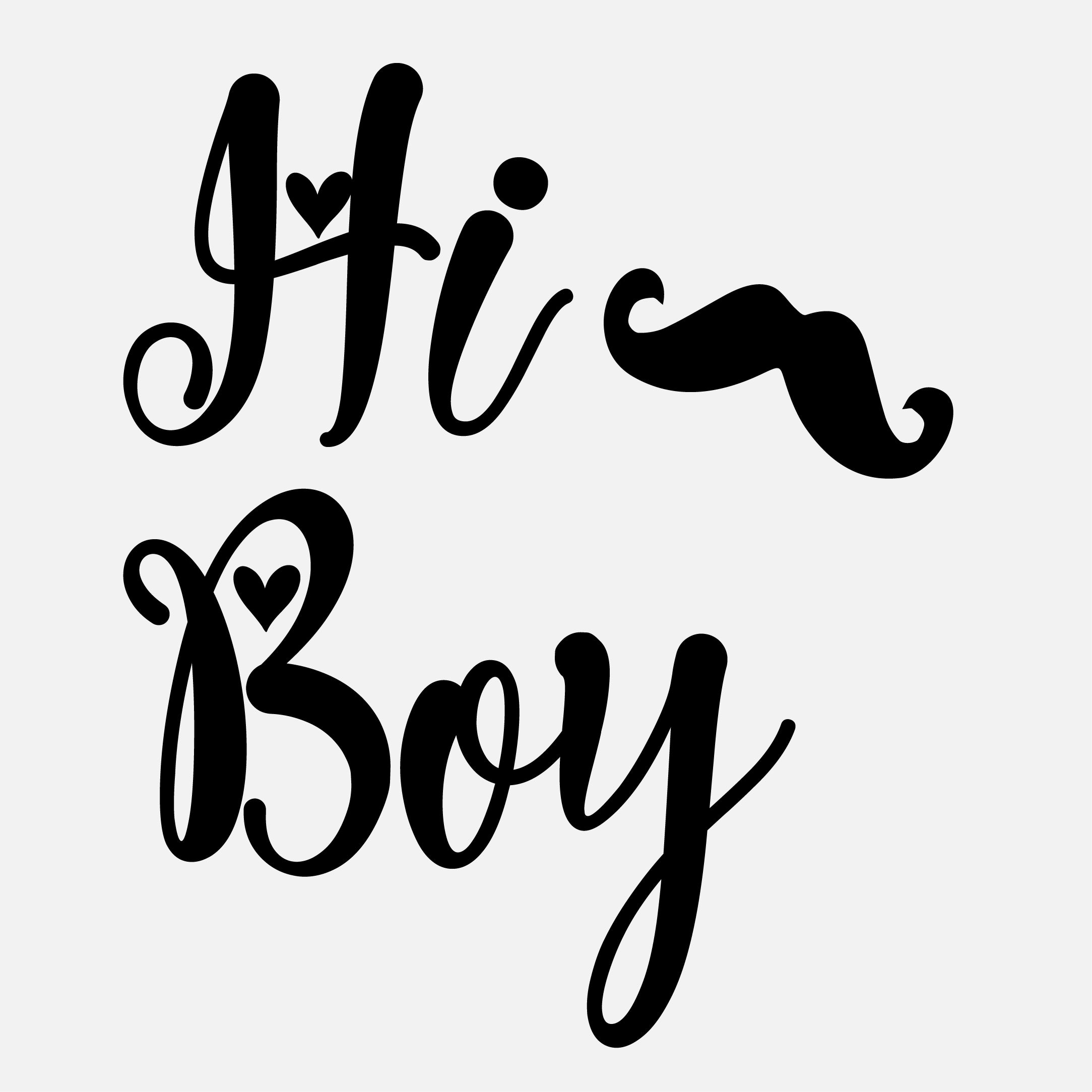 【MEMBER ONLY】HI Boy Valentine's Day SVG – HTVRONT