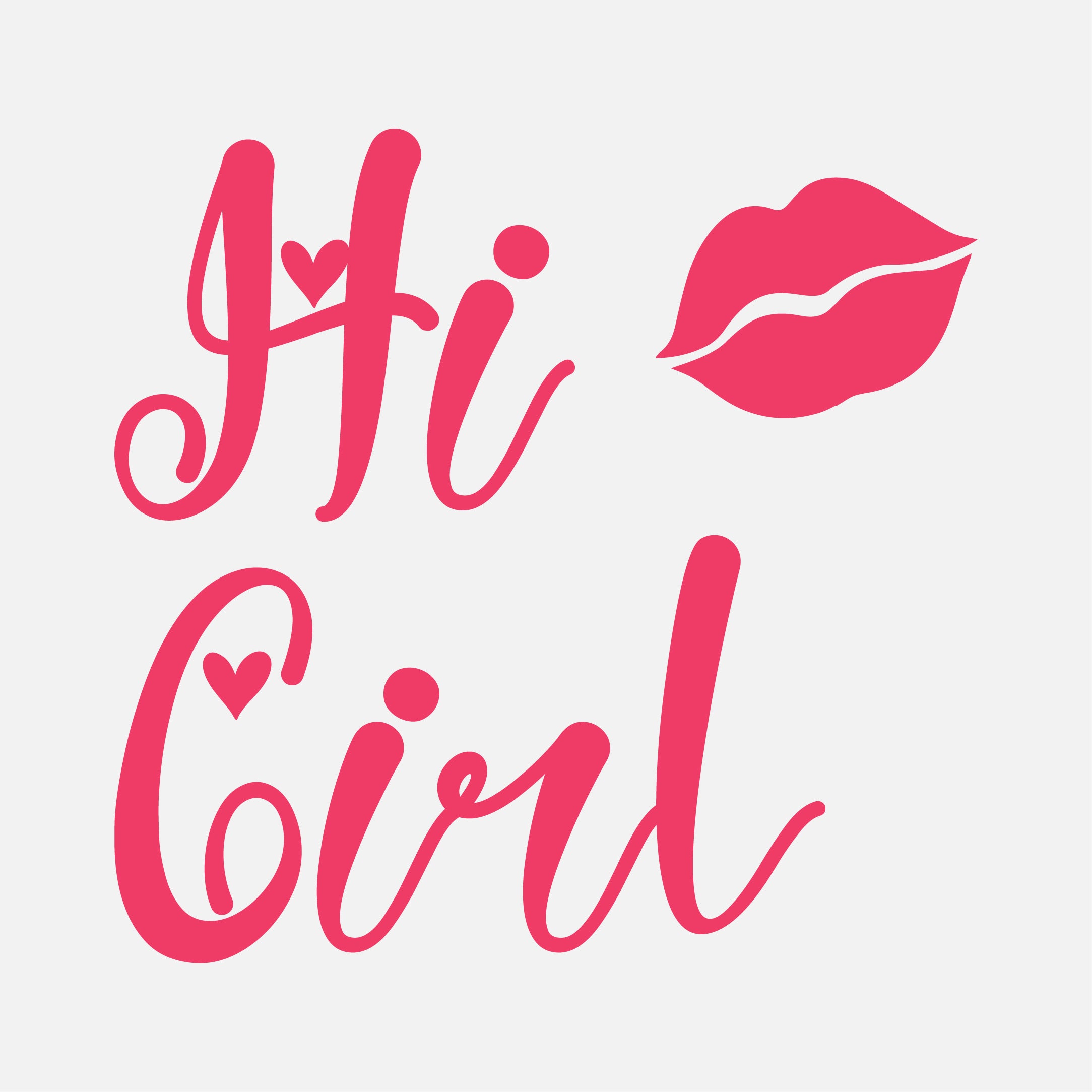 【MEMBER ONLY】HI Girl Valentine's Day SVG – HTVRONT