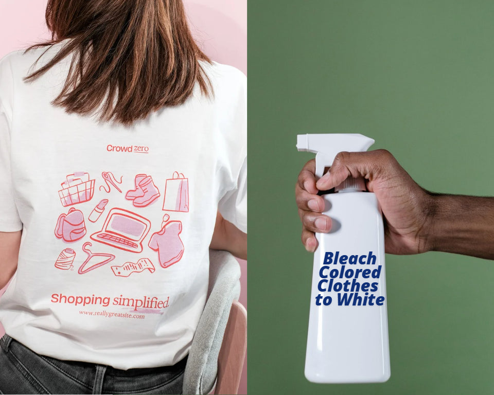 How to Bleach Colored Clothes to White – HTVRONT