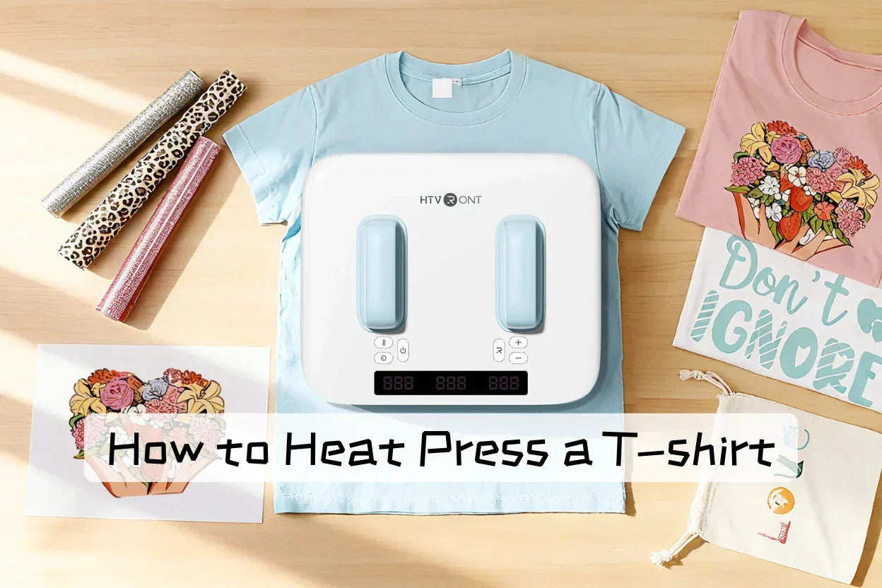 How to Heat Press a T-shirt: A Step-by-Step Guide – HTVRONT