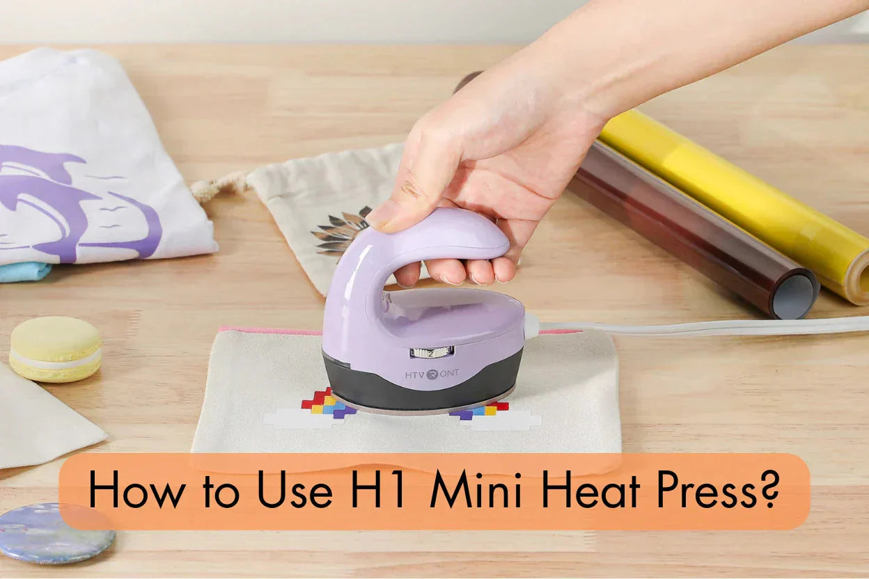 How to Use H1 Mini Heat Press? Step-by-Step Guide – HTVRONT