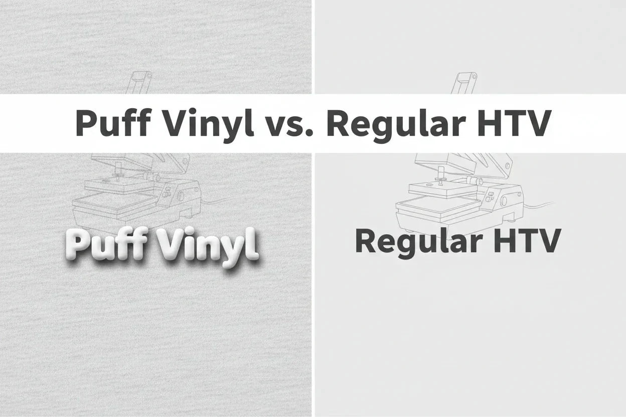Puff Vinyl vs. Regular HTV: Which Heat Transfer Vinyl Should You Choose ...