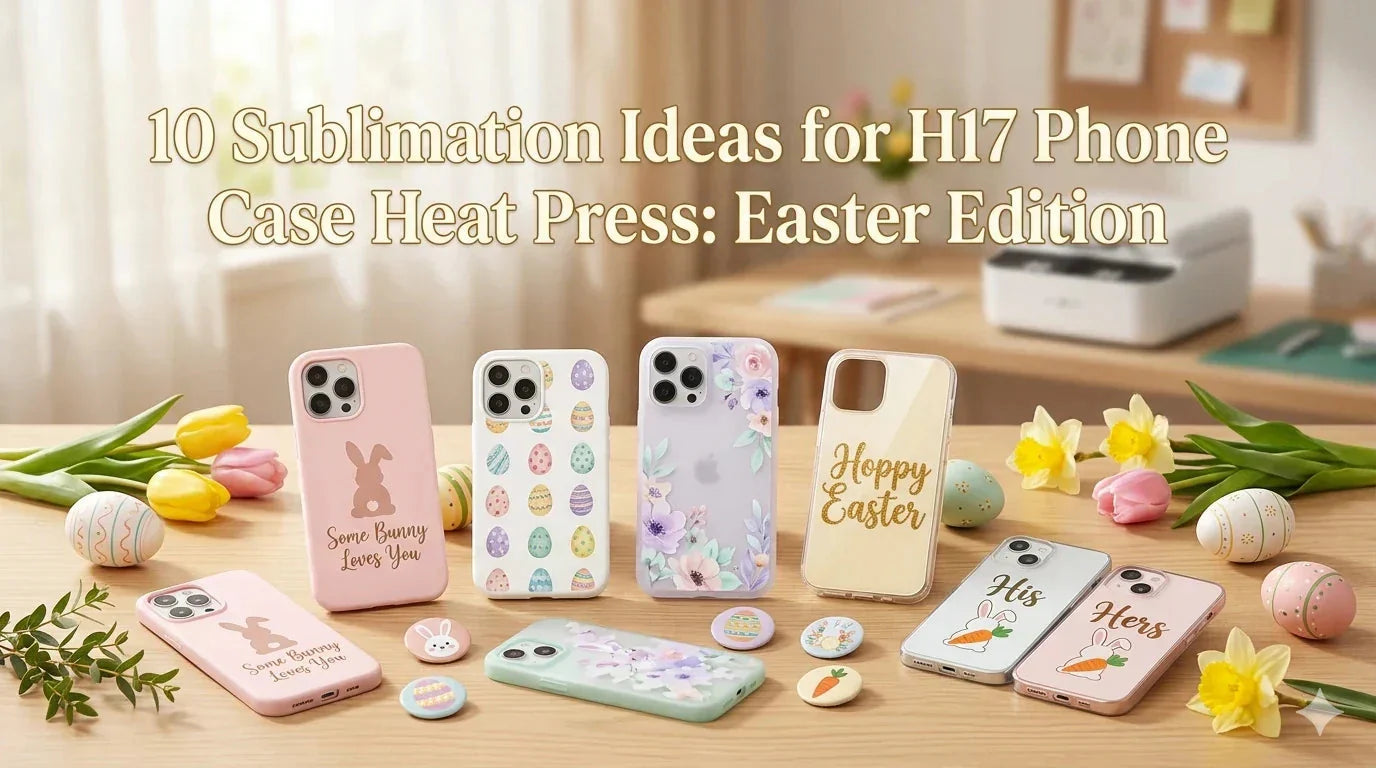 10 Sublimation Ideas for H17 Phone Case Heat Press: Easter Edition ...