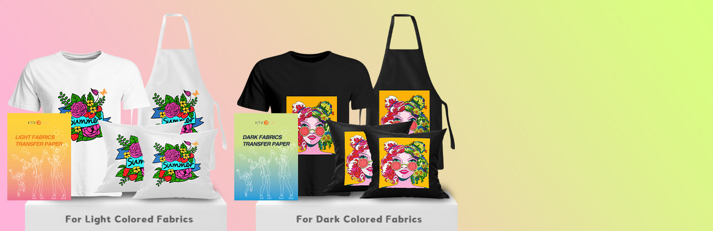 Heat Transfer Paper for T-Shirts, Fabric & Iron-On Transfers – HTVRONT