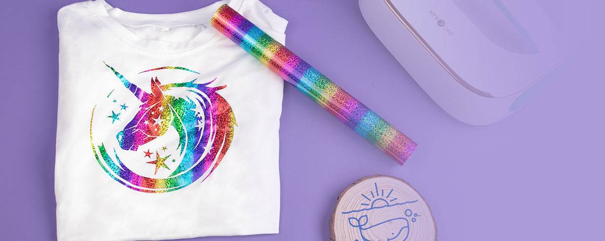 Holographic HTV | Iridescent, and Crystal Iron-On Vinyl – HTVRONT