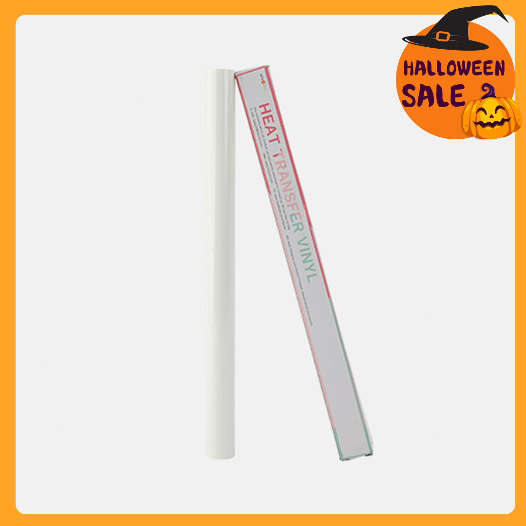 White Heat Transfer Vinyl | White Iron on Vinyl 12" x 5 Ft Rolls – HTVRONT