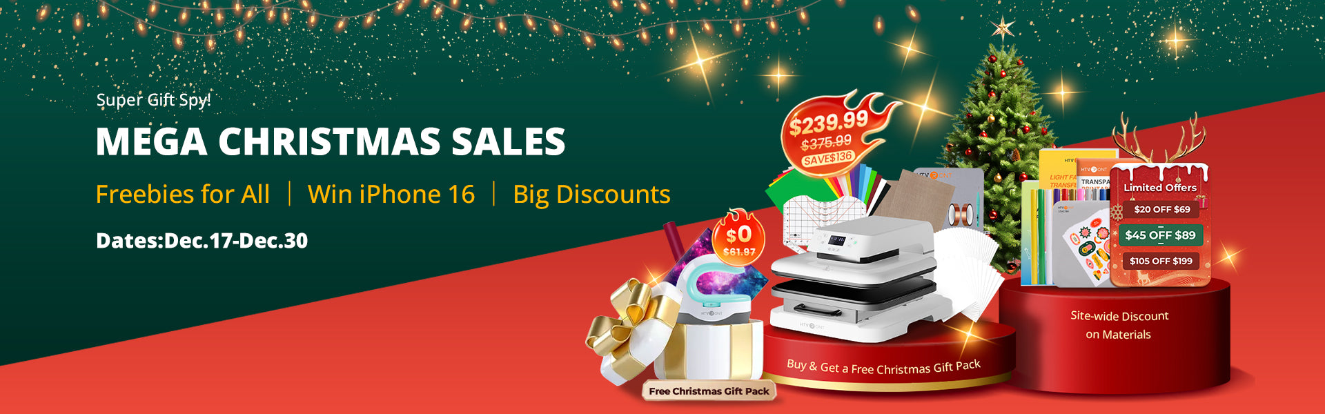 HTVRONT Christmas 2024 Deals