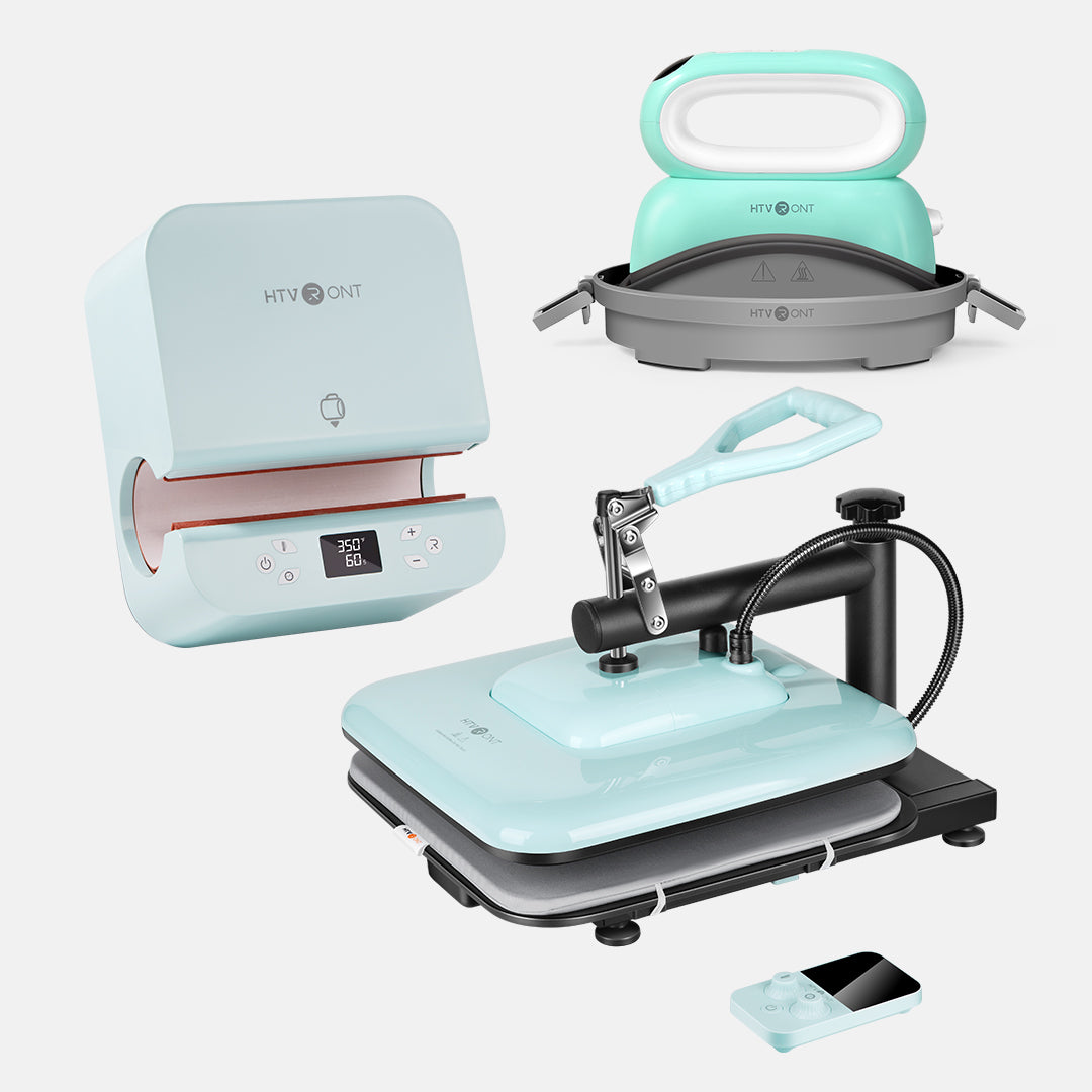 HTVRONT Manual Heat Press Machine 15" x 15" 110V + Tumbler Heat Press