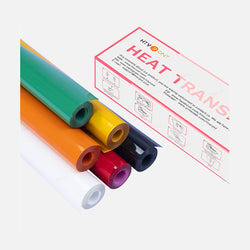 Heat Transfer Vinyl Rolls Bundle | Iron on vinyl for shirts 12" x 5 FT ...