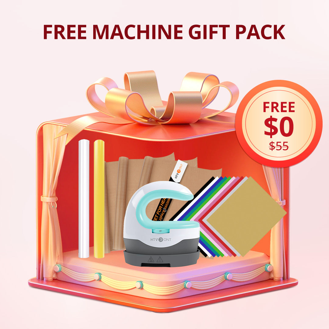 Free Mini Machine Gift Pack （Must include HTVRONT Mini Heat Press Mach