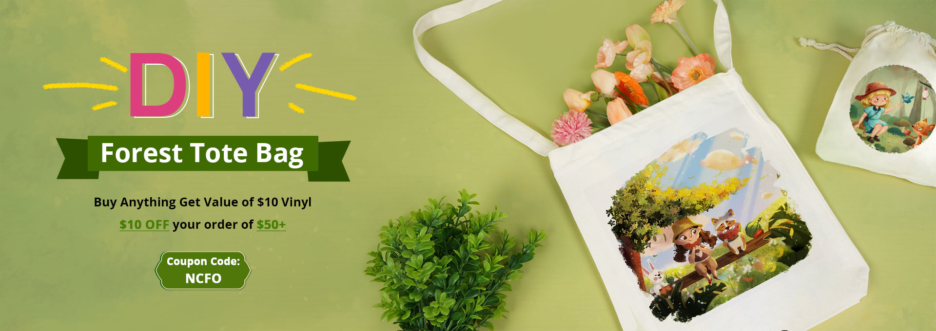forest tote bag – HTVRONT