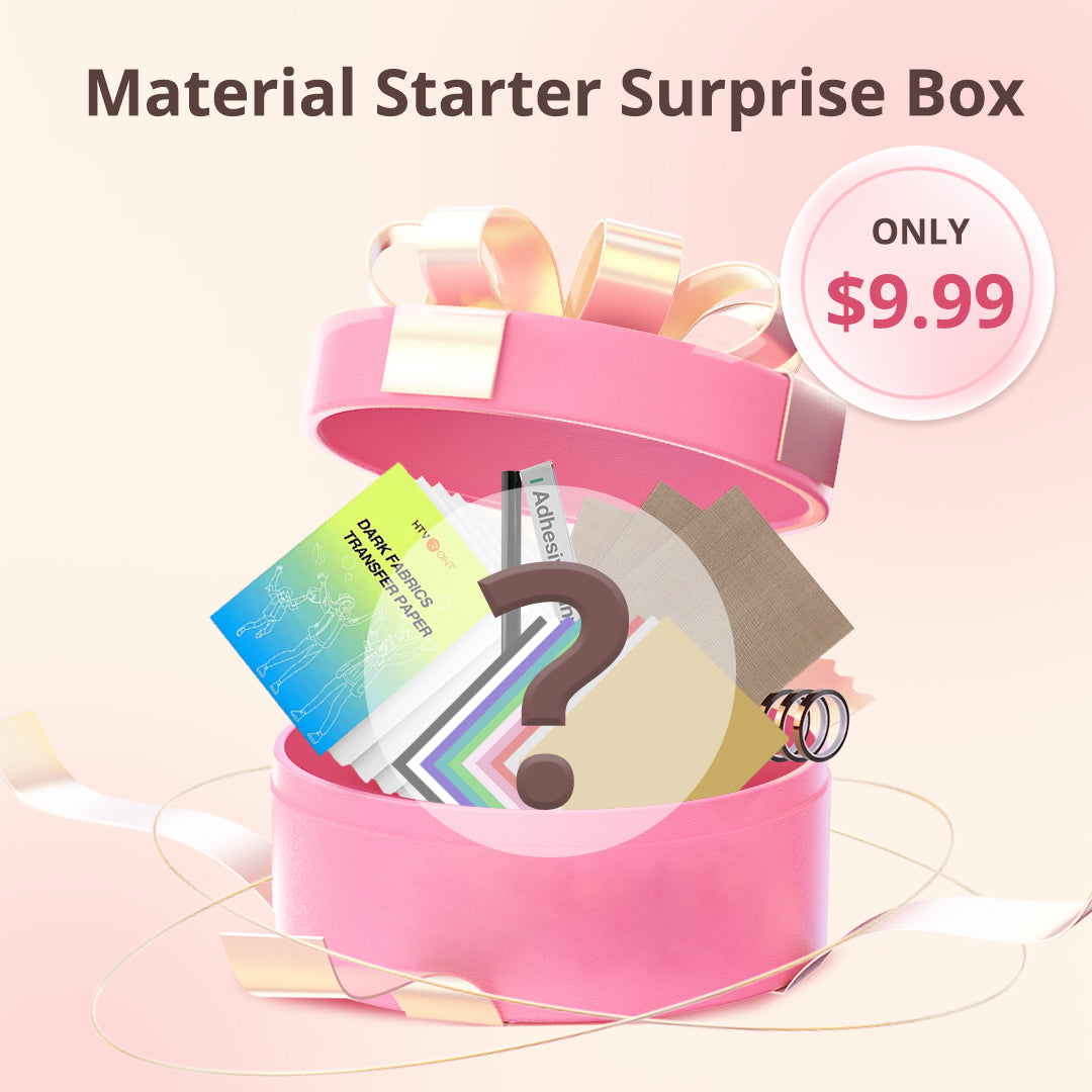 Material Starter Surprise Box（Two Commonly Used Random Material） – HTVRONT