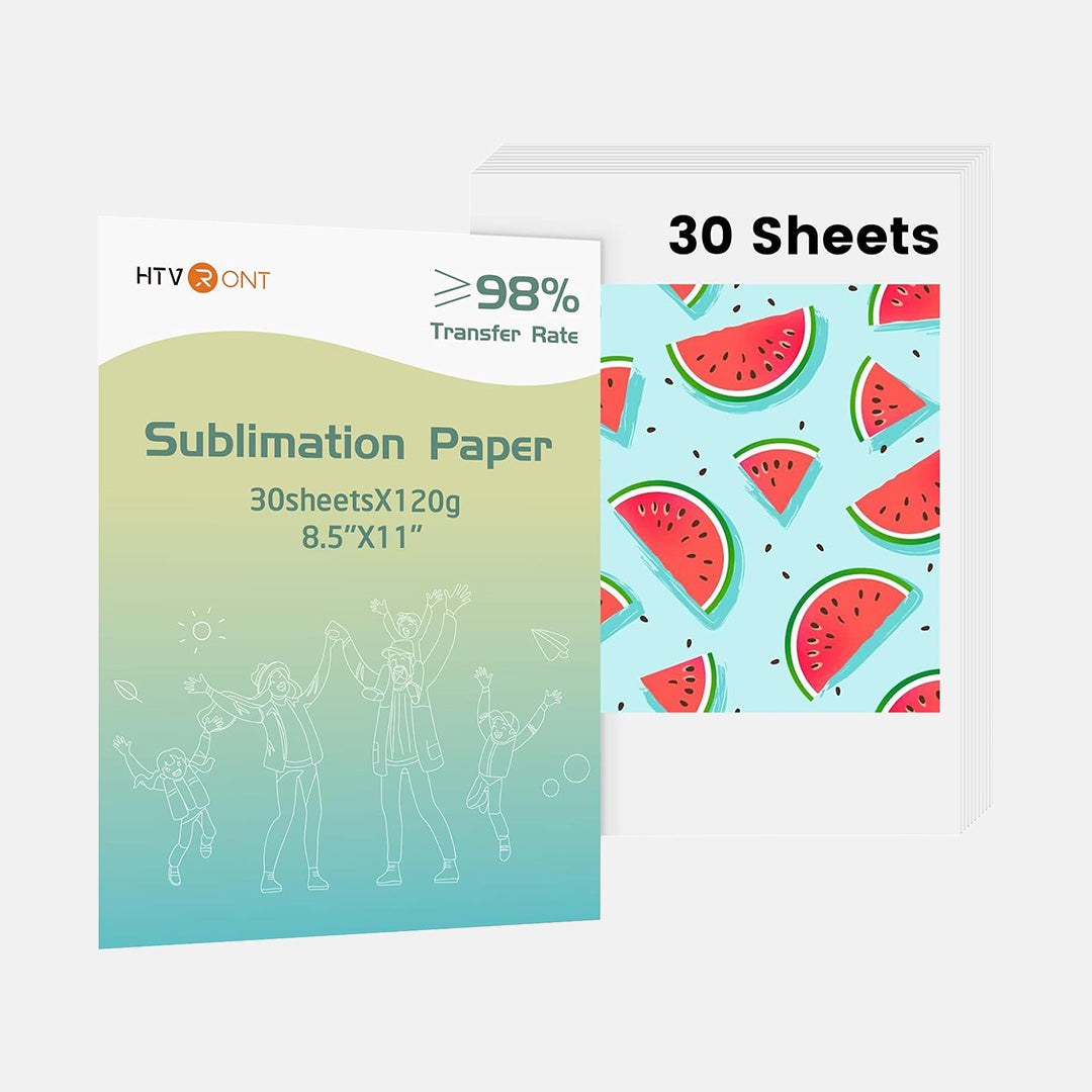 Sublimation Paper 8.5"x11" 30 Sheets 120G – HTVRONT