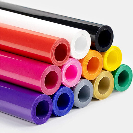 Heat Transfer Vinyl Bundle - 12" x 5ft 12 Rolls (12 colors) – HTVRONT
