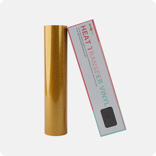Gold Glitter HTV Vinyl, Glitter Iron on Vinyl Roll 10''x10 Ft – HTVRONT